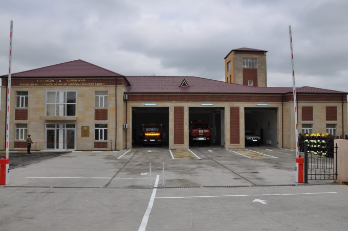 The New Office Building of the Agjabadi district Fire Protection Unit ...